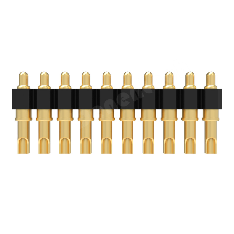 Denentech 2.54MM pogo pin H4.0MM solder single row male pogo pin connector for smart watch ...